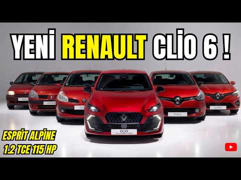 YENİ CLİO 6 İNCELEME VE SÜRÜŞ | 1.2 TCE 115 HP ESPRİT ALPİNE | SINIFININ EN İYİSİ OLMAYA ADAY !