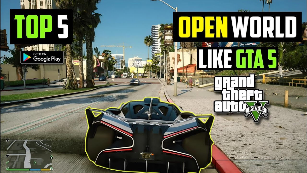 Top 5 Open World Games Like GTA 5 For Android Download 2024 | - YouTube