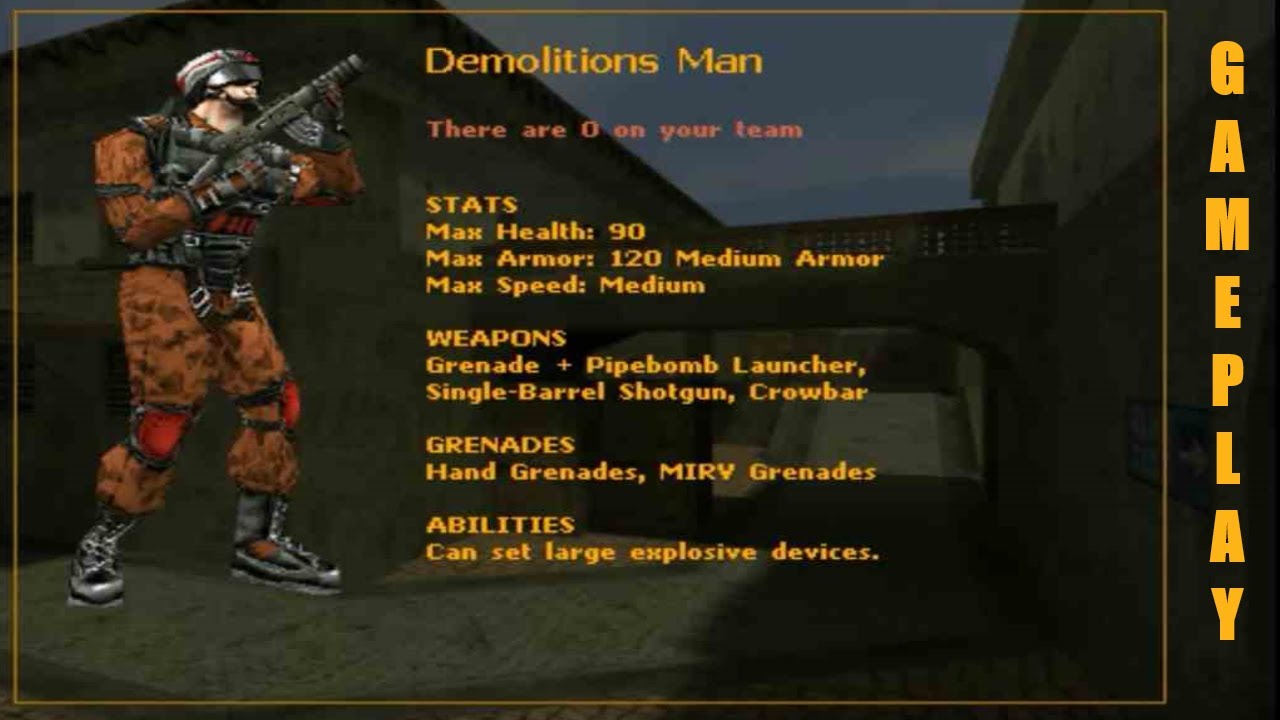 Team Fortress Classic Demoman Gameplay - YouTube