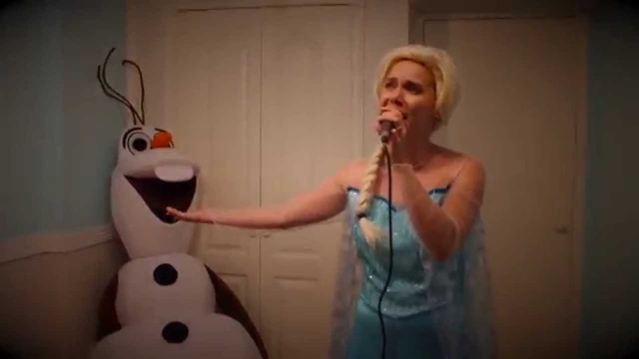 Real-Life Elsa singing "Let It Go" Live - YouTube