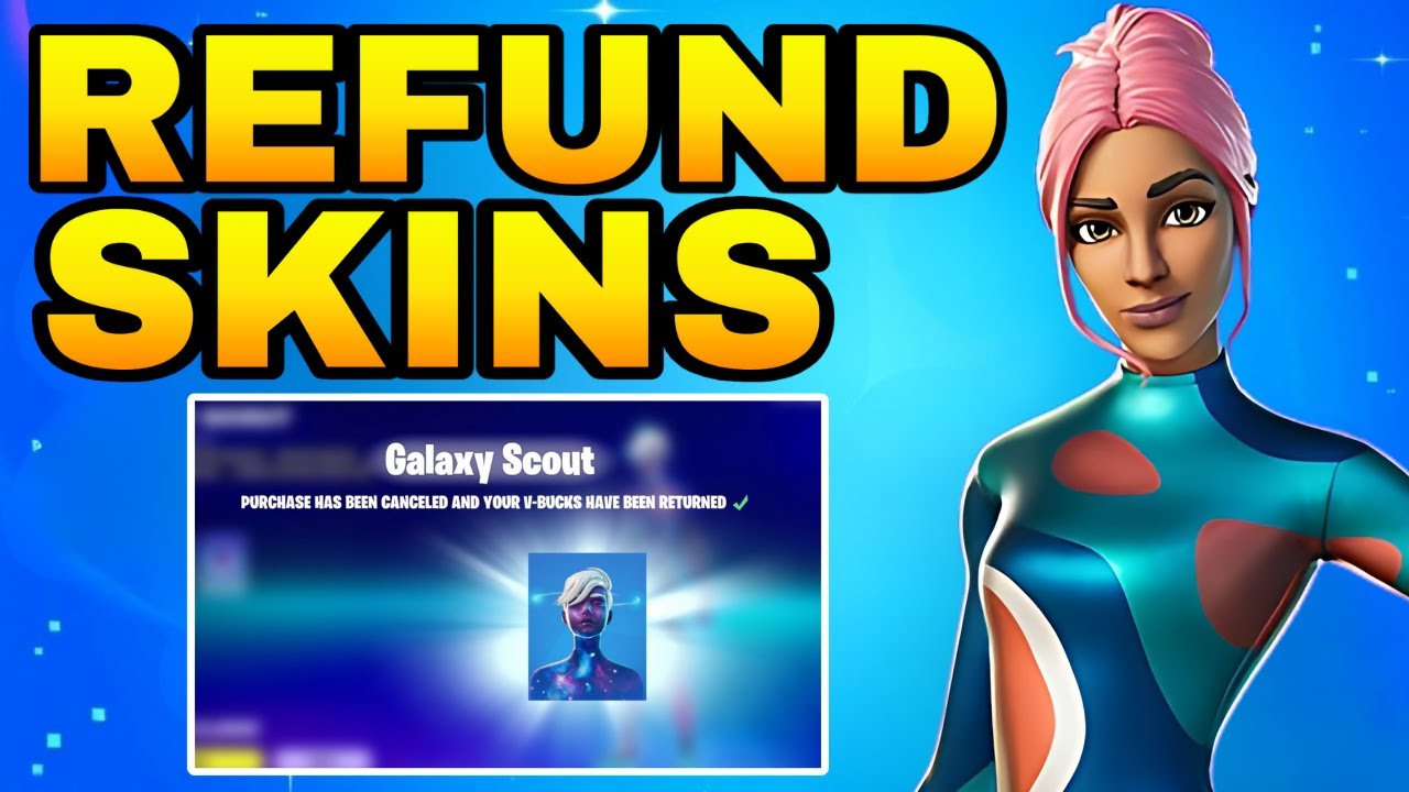 How To Refund Skins And Use Return Tickets In Fortnite - YouTube