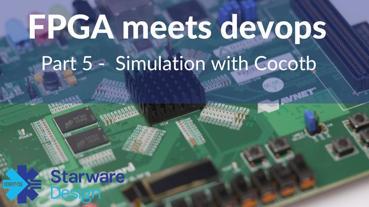 FPGA meets DevOps - Part 5 - Simulation with cocotb - YouTube
