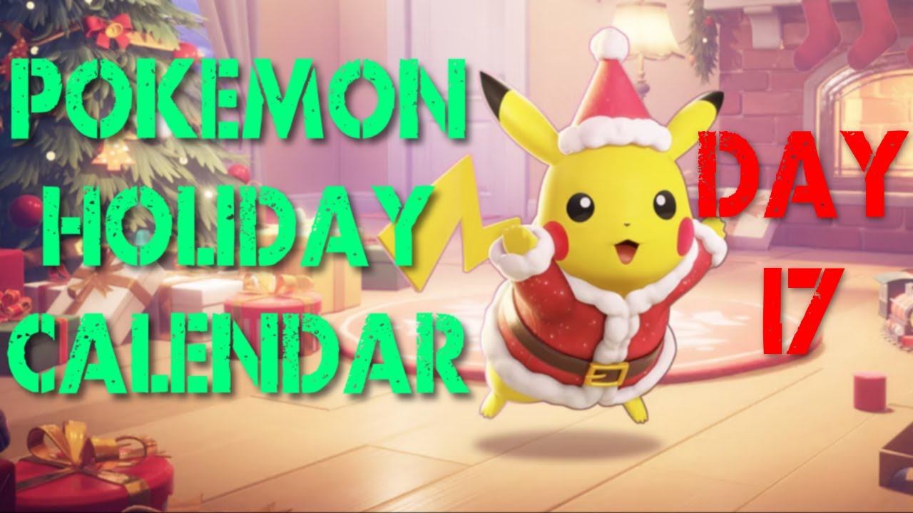 Day 17: Pokemon Holiday Calendar Opening! Countdown to Christmas - FULL ...