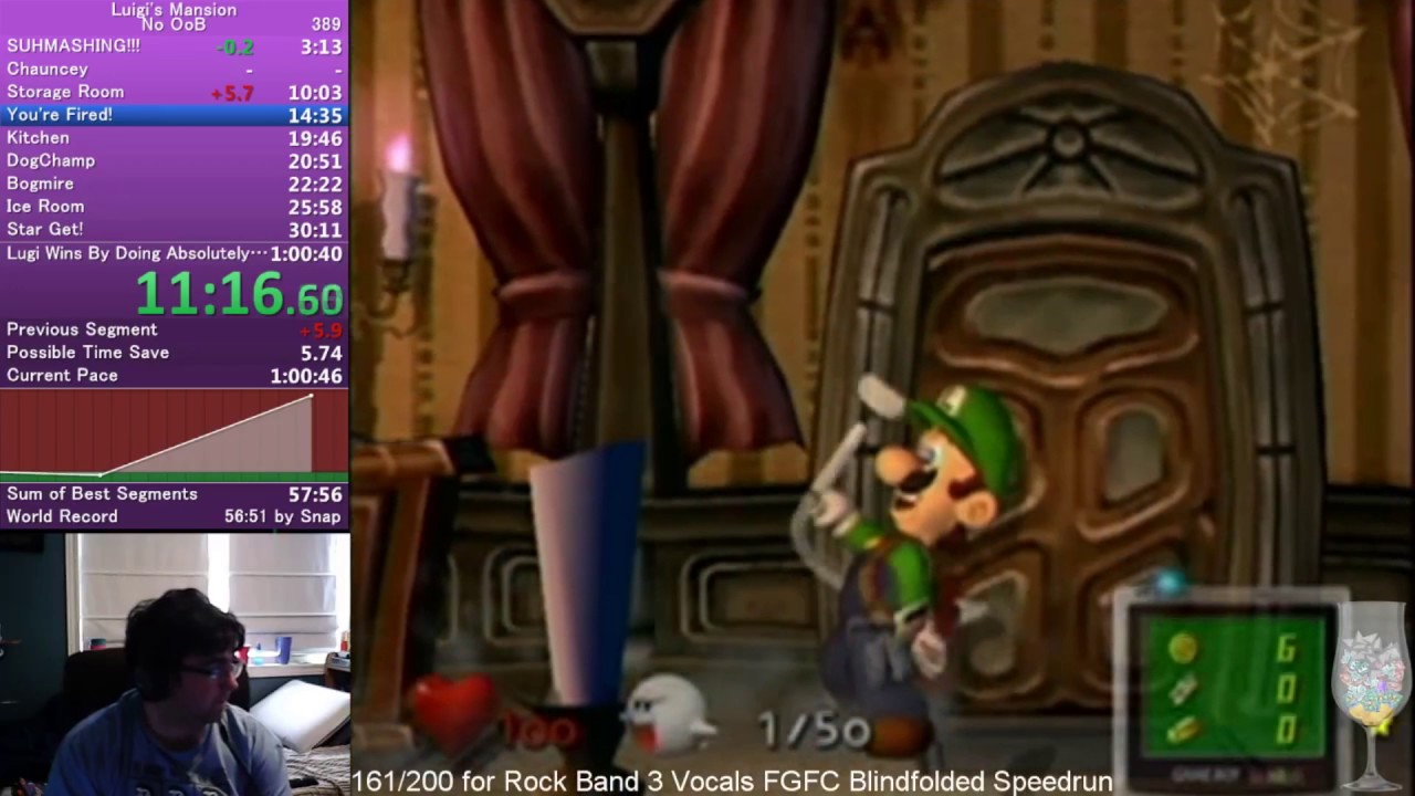 Luigi's Mansion Speedrun - Personal Best 59:31 - YouTube