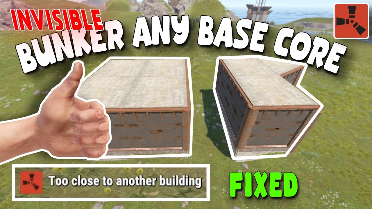 RUST - The Bunker Blooprint Couldn't Build - How To Bunker Any Base New ...