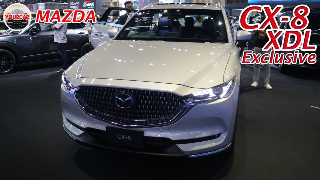 Mazda CX-8 2.2 XDL Exclusive 6AT AWD | Snowflake White Pearl colour ...