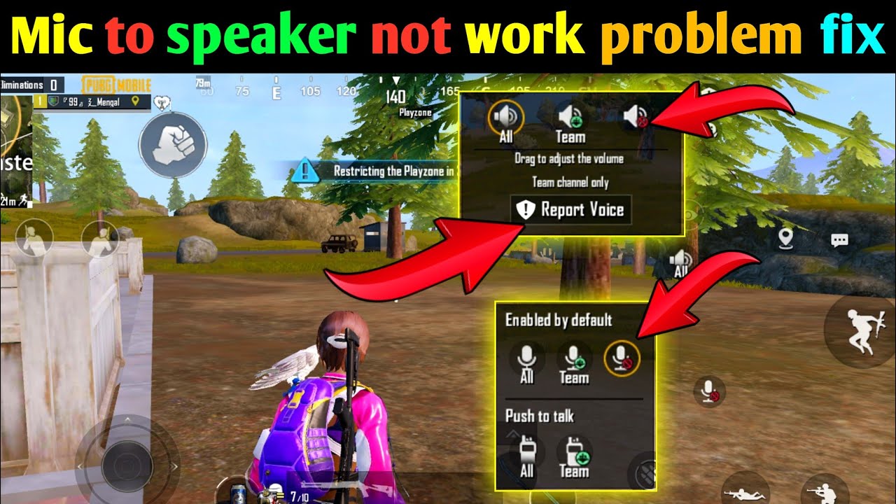 How to Fix Mic and Speaker Glitch in PUBG MOBILE | Mic Glitch in BGMI ...