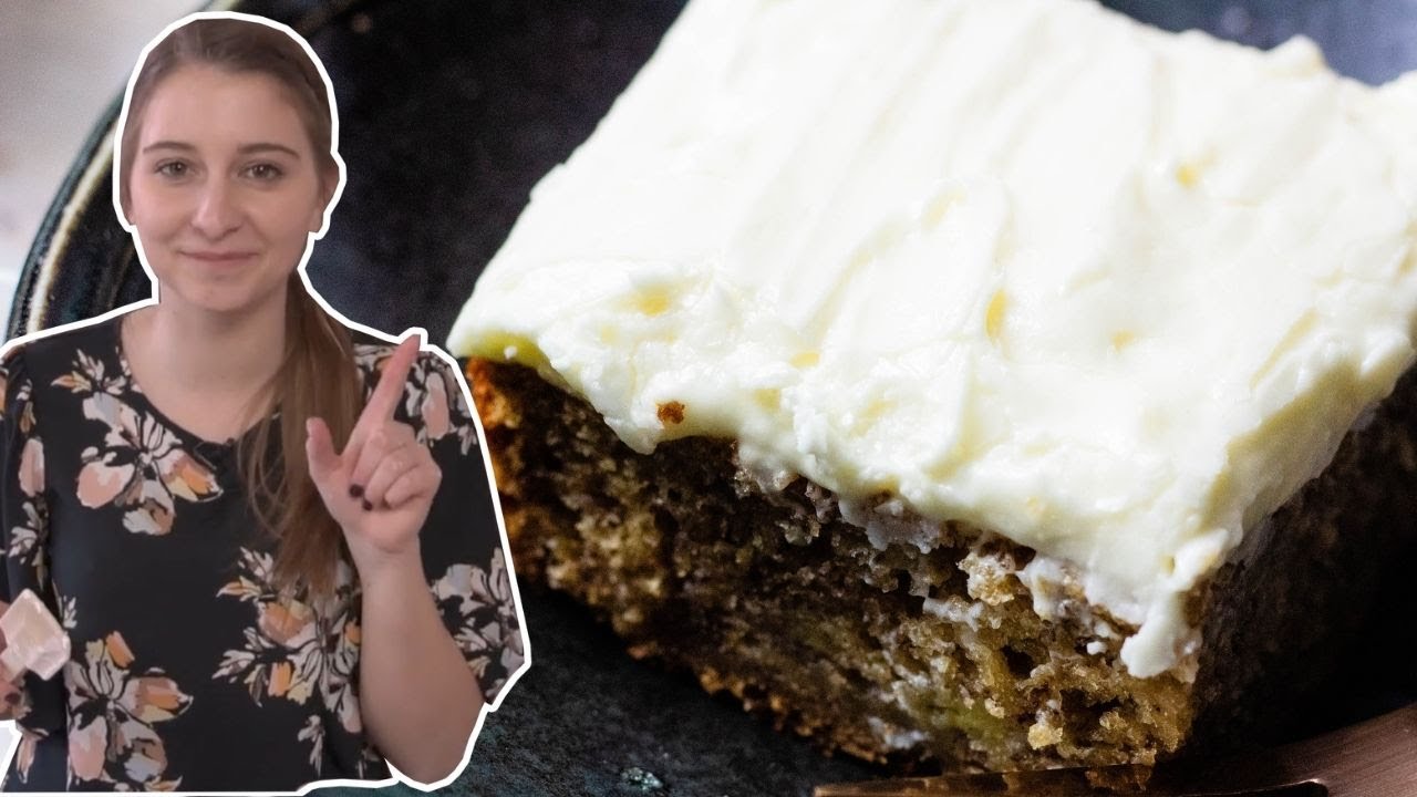 Banana Cake with Cream Cheese Frosting from Belize - YouTube