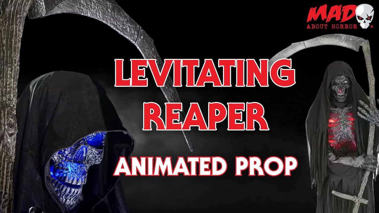 12ft Levitating reaper Animated Prop - Home Depot 2024 - YouTube