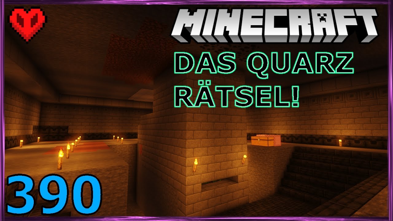 Minecraft Hardcore [Deutsch] [Let's Play] | Wo ist das Quarz?... #390 - YouTube