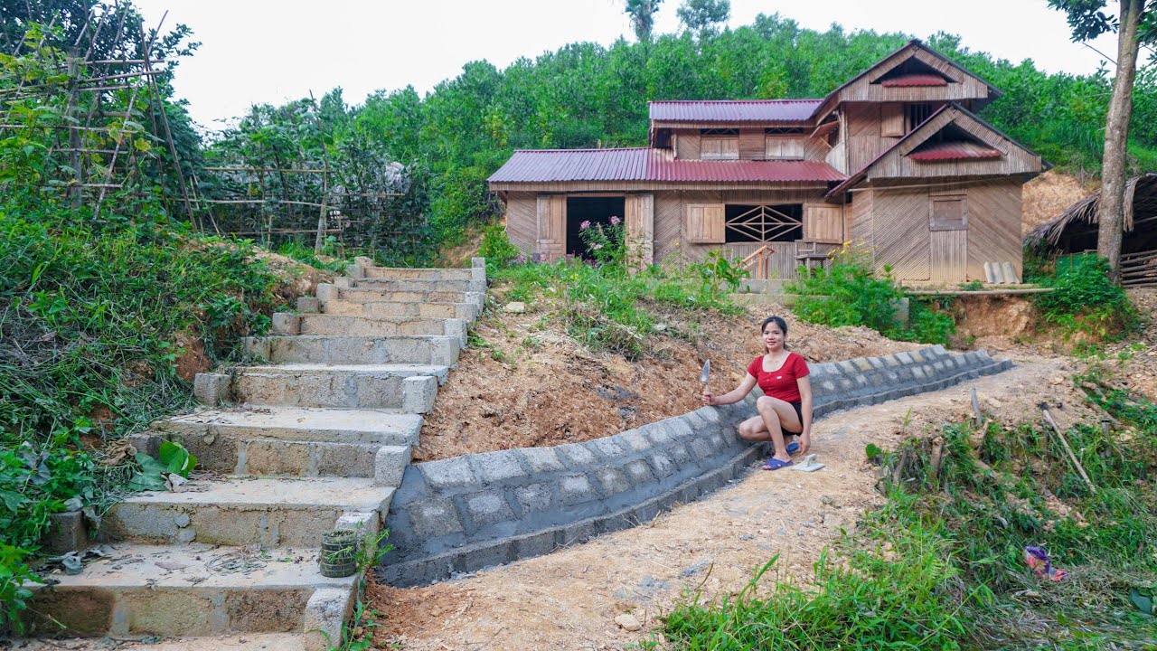 How To Build A Solid Pond With DIY Brick - Building farming #diy # ...
