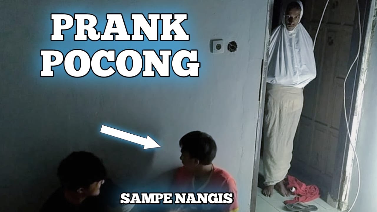 PRANK POCONG//SCARY PRANK PART 4//POCONG KELUAR AUTO KEJANG KEJANG ...