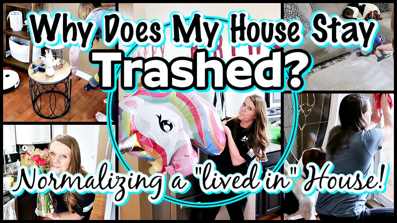 NEW *2023* CLEAN MY TRASHED HOUSE WITH ME | NORMALIZING A LIVED IN ...