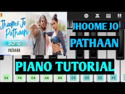 Jhoome Jo Pathaan Song Piano Cover | Pathaan Instrumental Ringtone ...