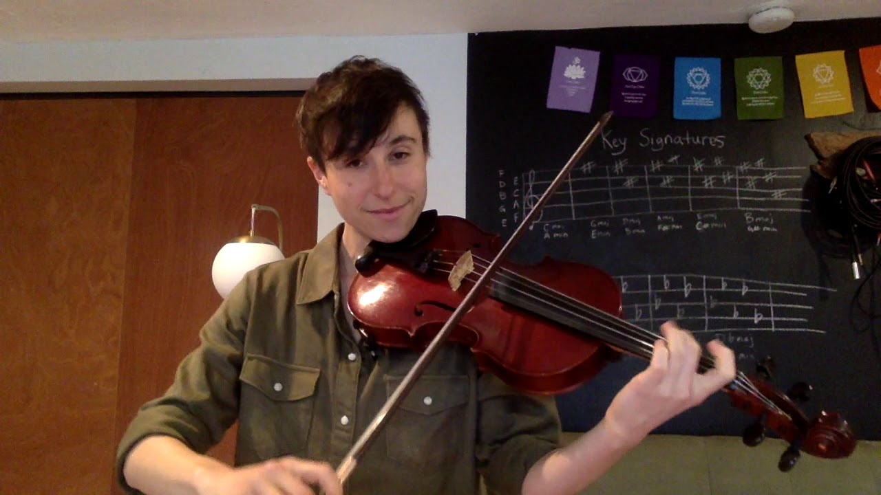 D Major Scale Warm Up - YouTube