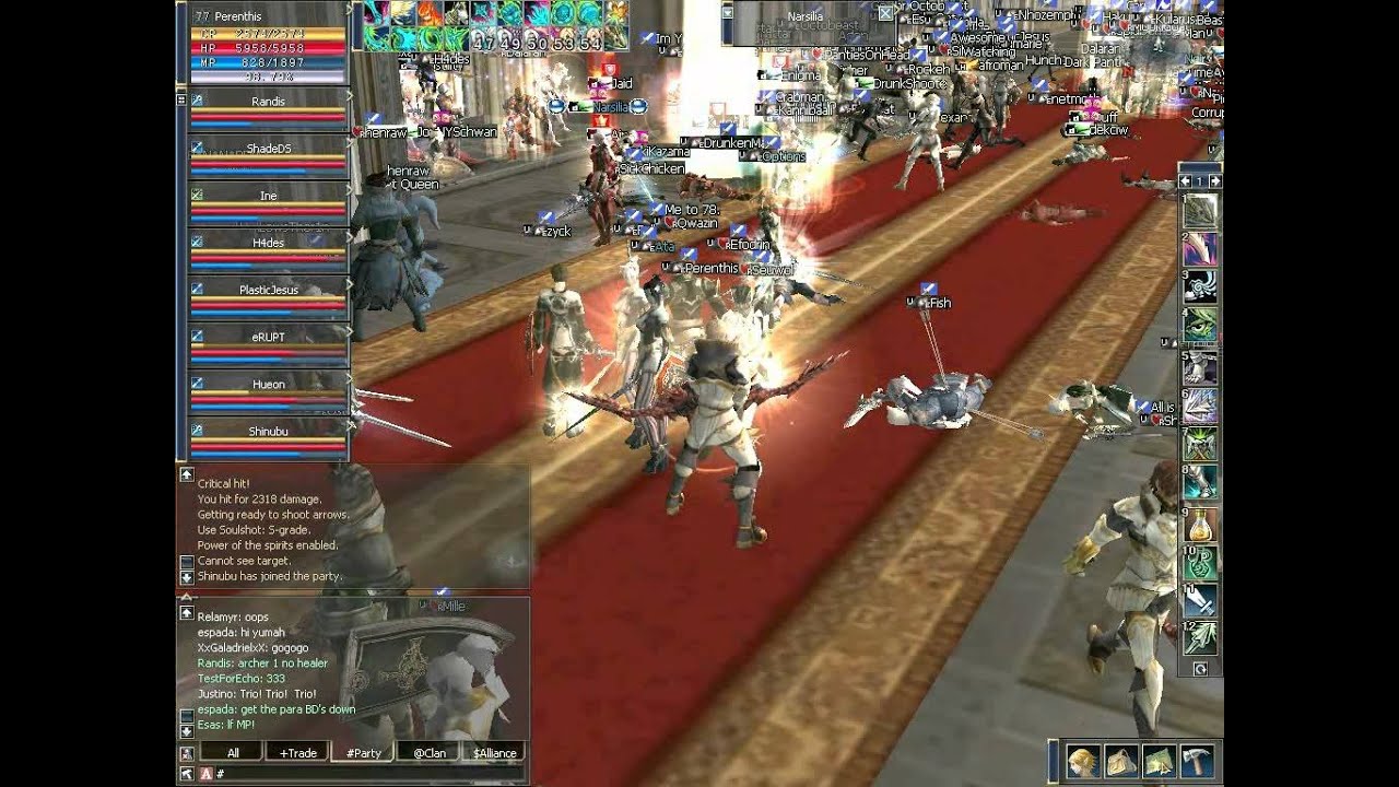 Lineage 2 - Aden Siege 27 May 2006 - YouTube