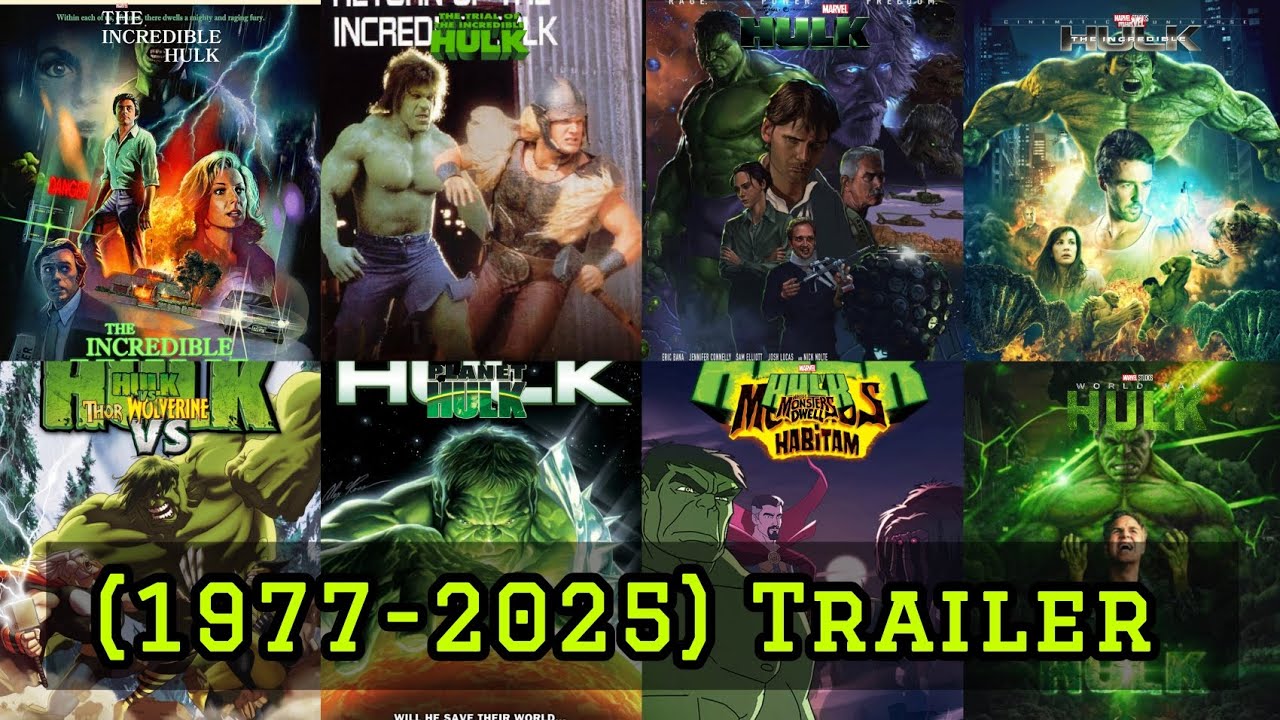 Hulk (1977-2025) Trailer Compilation🍿🎥 #10 - YouTube