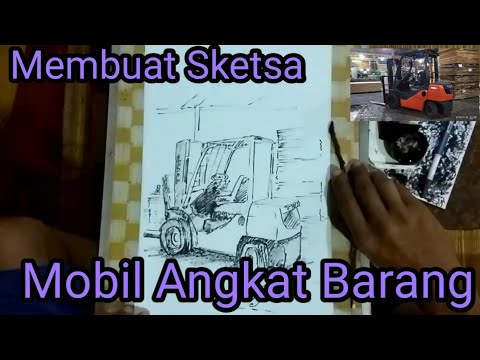 Ranting Kayu Bisa berguna !! Bisa Bikin Sketsa Mobil Angkat Barang ...