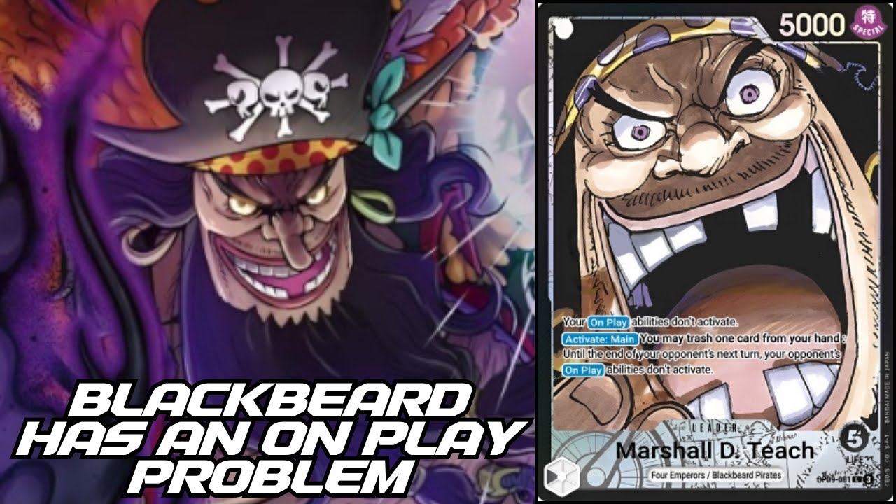 OP-09 Blackbeard Is A Deck Like No Other - One Piece TCG Sim Deck ...