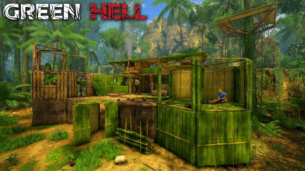 🔴LIVE - GREEN HELL - Can I Survive With This New Building Update... Day 2 - YouTube