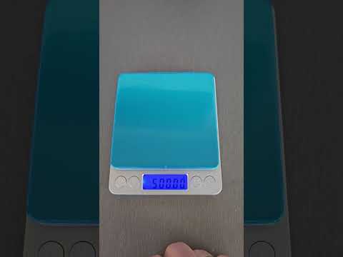 Calibración gramera 500grs 0.01 I-2000