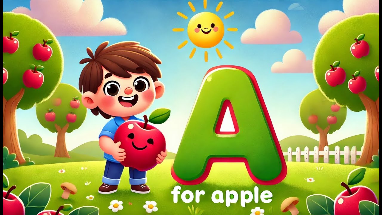The ABC Phonic Song - Toddler Learning Video : "A is for Apple a a ...