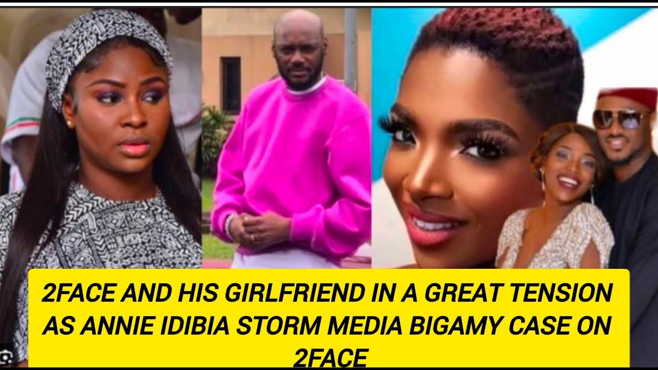 2FACE AND HIS GIRLFRIEND IN A GREAT TENSION AS ANNIE IDIBIA STORM MEDIA ...