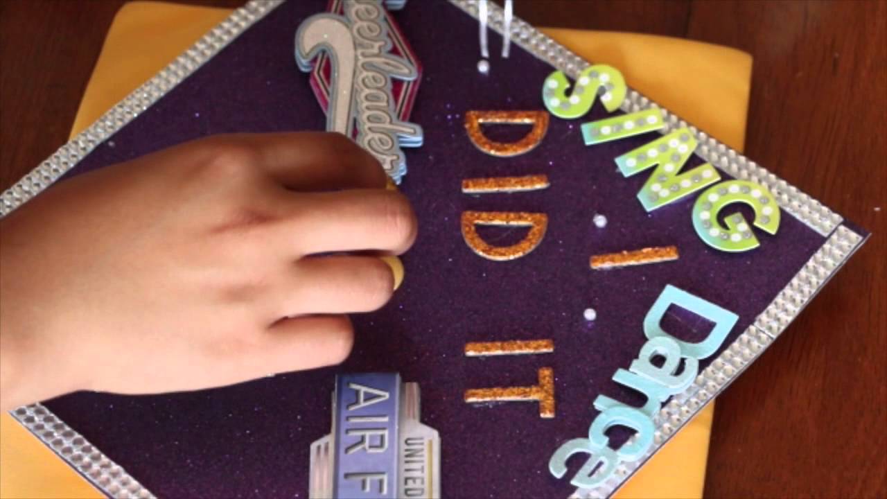 Graduation Cap DIY Easy Steps To Follow | CRISSABANGER - YouTube