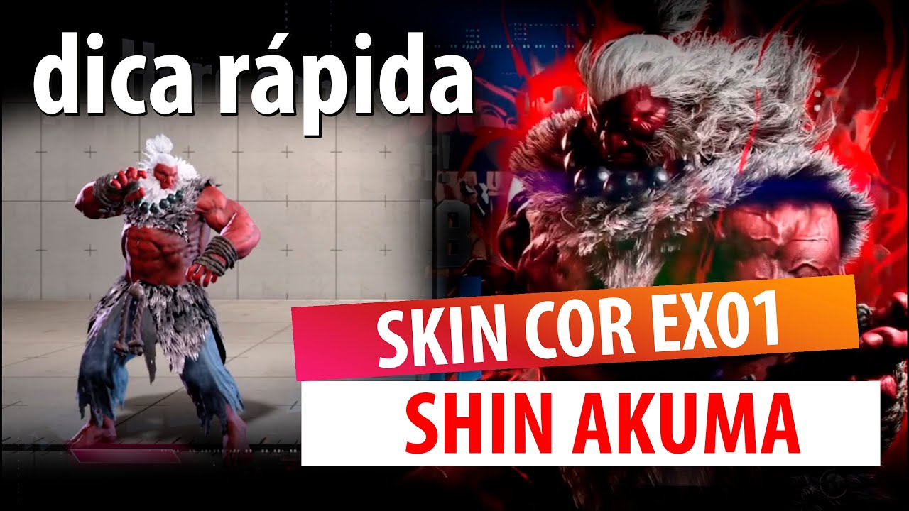 Como liberar a Cor Especial de Shin Akuma em Street Fighter 6 - YouTube