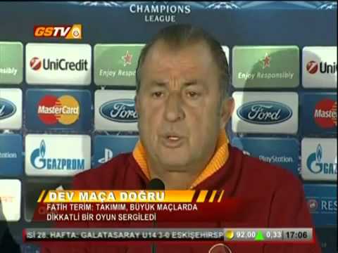 Galatasaray   Schalke 04 Maci Fatih Terim Basın Toplantısı   YouTube