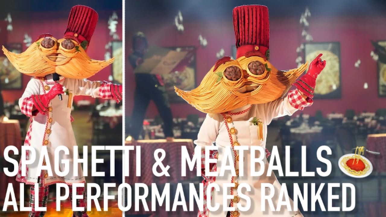 All Spaghetti & Meatballs Performances Ranked (The masked singer US ...