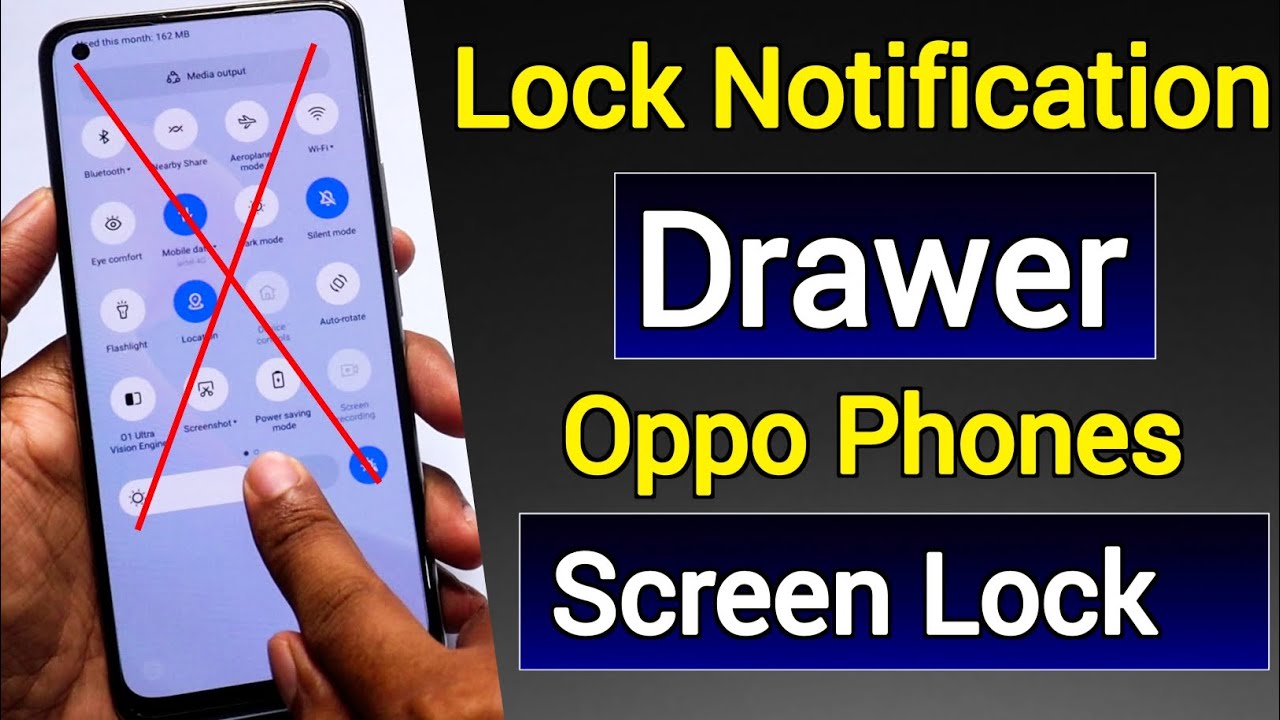 Disable On Lock Screen For Notification Drawer Oppo | Lock Notification ...