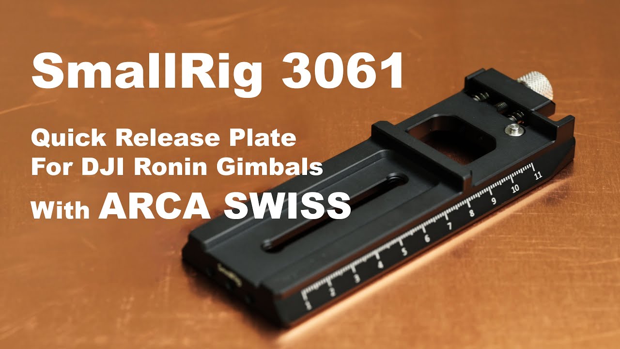 SmallRig Quick Release Plate With Arca Swiss - YouTube