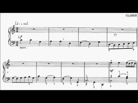 ABRSM Piano 2015-2016 Grade 2 A:4 A4 Clarke A Trumpet Minuet Sheet ...