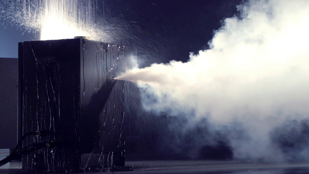 MDG FOG - Me1 and Me2 WPE weatherproof fog generators - YouTube