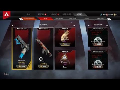 Apex Legends item shop today Lonestar Recolor - YouTube