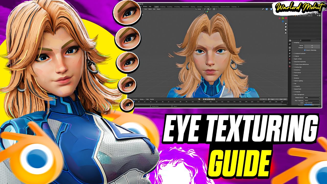 How to Texture Eyes in Marvel Rivals 3D || Detailed Guide - YouTube