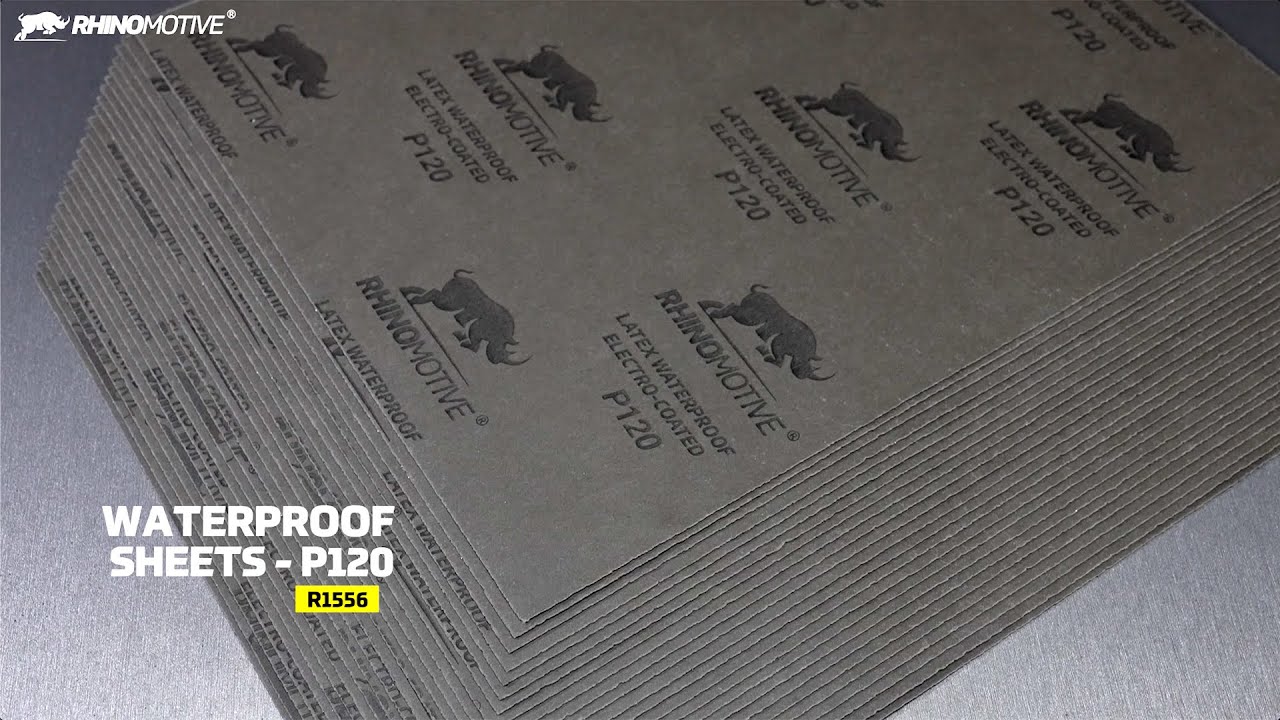 WATERPROOF SHEETS – P120 R1556 - YouTube