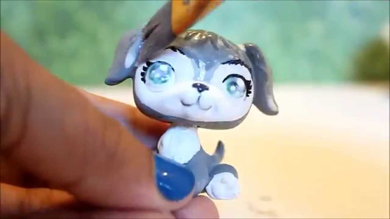 LPS custom Cowgirl Husky OOAK doll Timelapse painting - YouTube