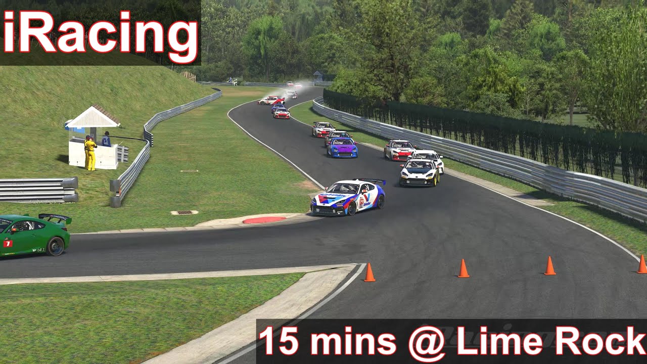 iRacing GR86 Cup 15 mins at Lime Rock - YouTube
