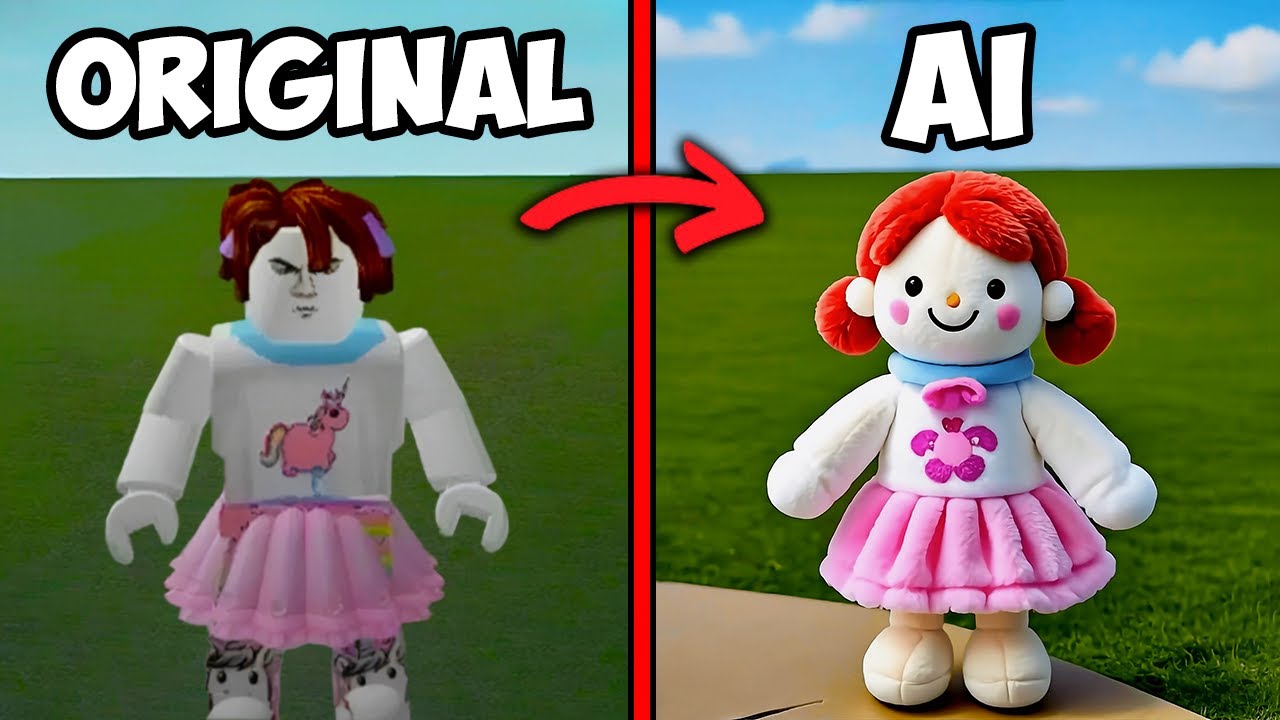 Roblox Memes Turned Into CUTE FUZZY Toys Using AI… This is ADORABLE! 😍 ...