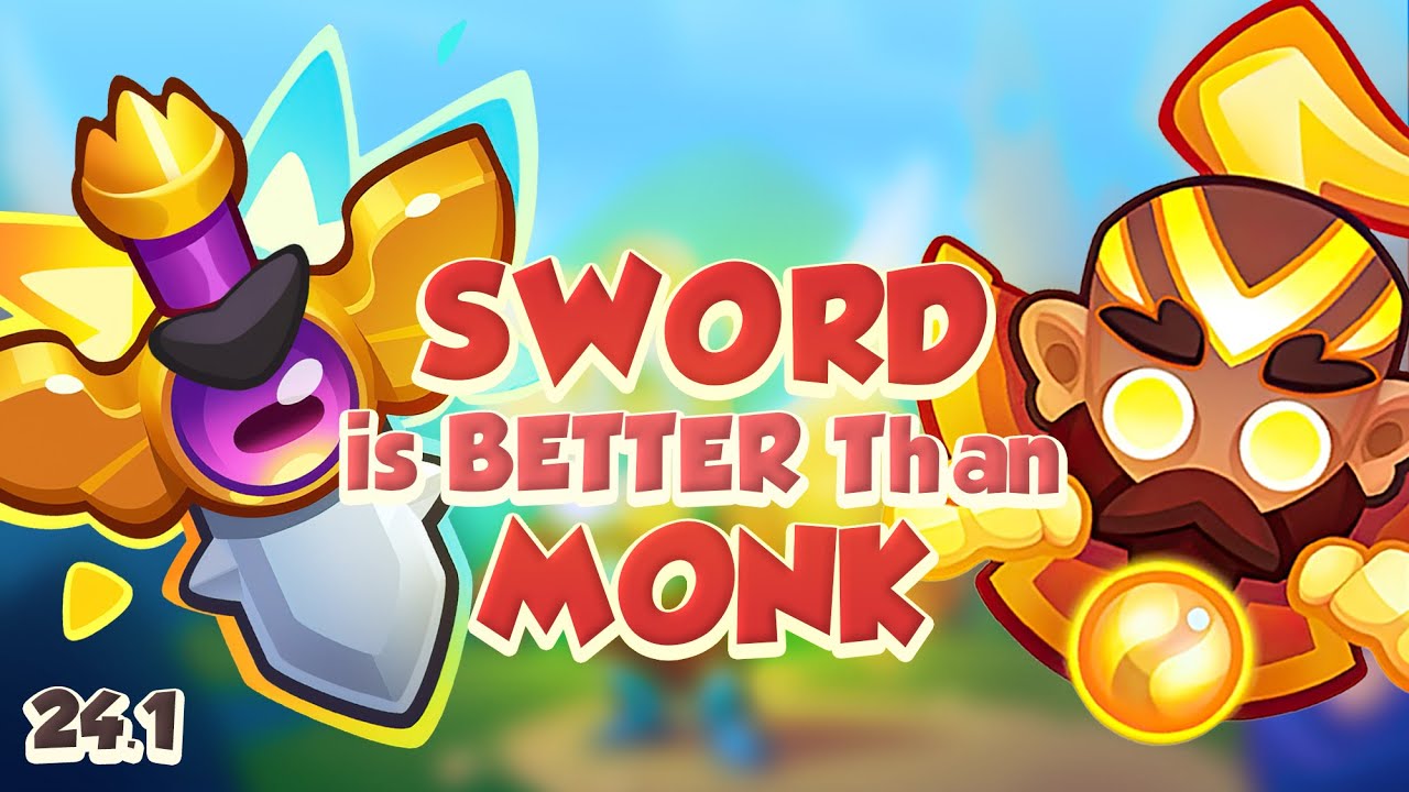 SWORD DPS is BETTER Than MONK! INSANE Battle! PVP Rush Royale - YouTube