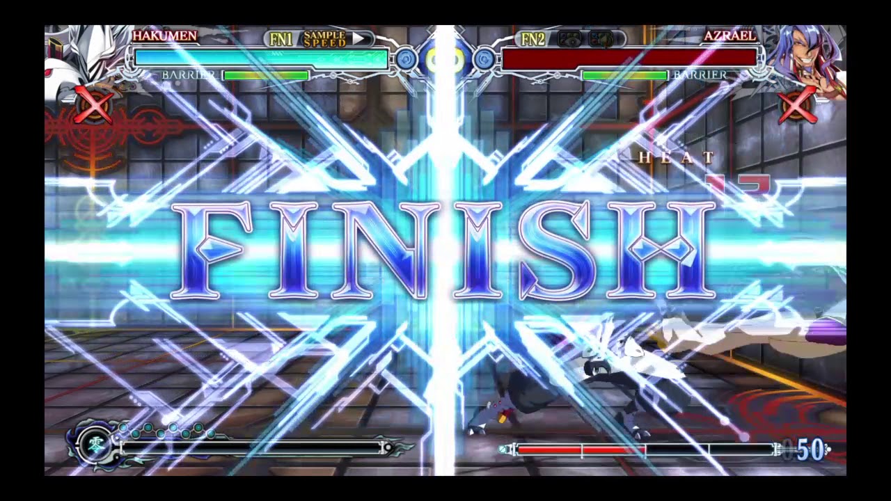 BlazBlue Central Fiction Hakumen challenge #25 - YouTube