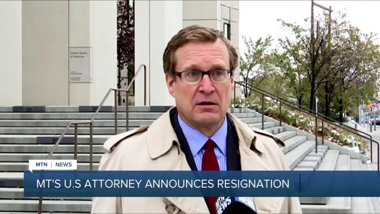U.S. Attorney for Montana Kurt Alme announces resignation - YouTube