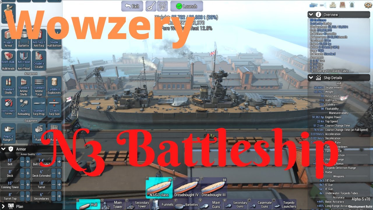 N3 British Battleship - Ultimate Admiral: Dreadnoughts - YouTube