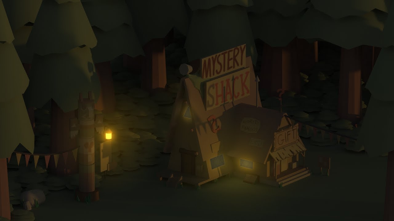3D Modeling Mystery Shack - YouTube