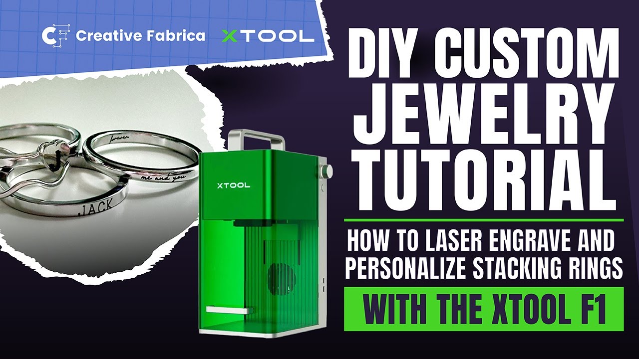 How to Laser Engrave and Personalize Stacking Rings with the xTool F1 ...