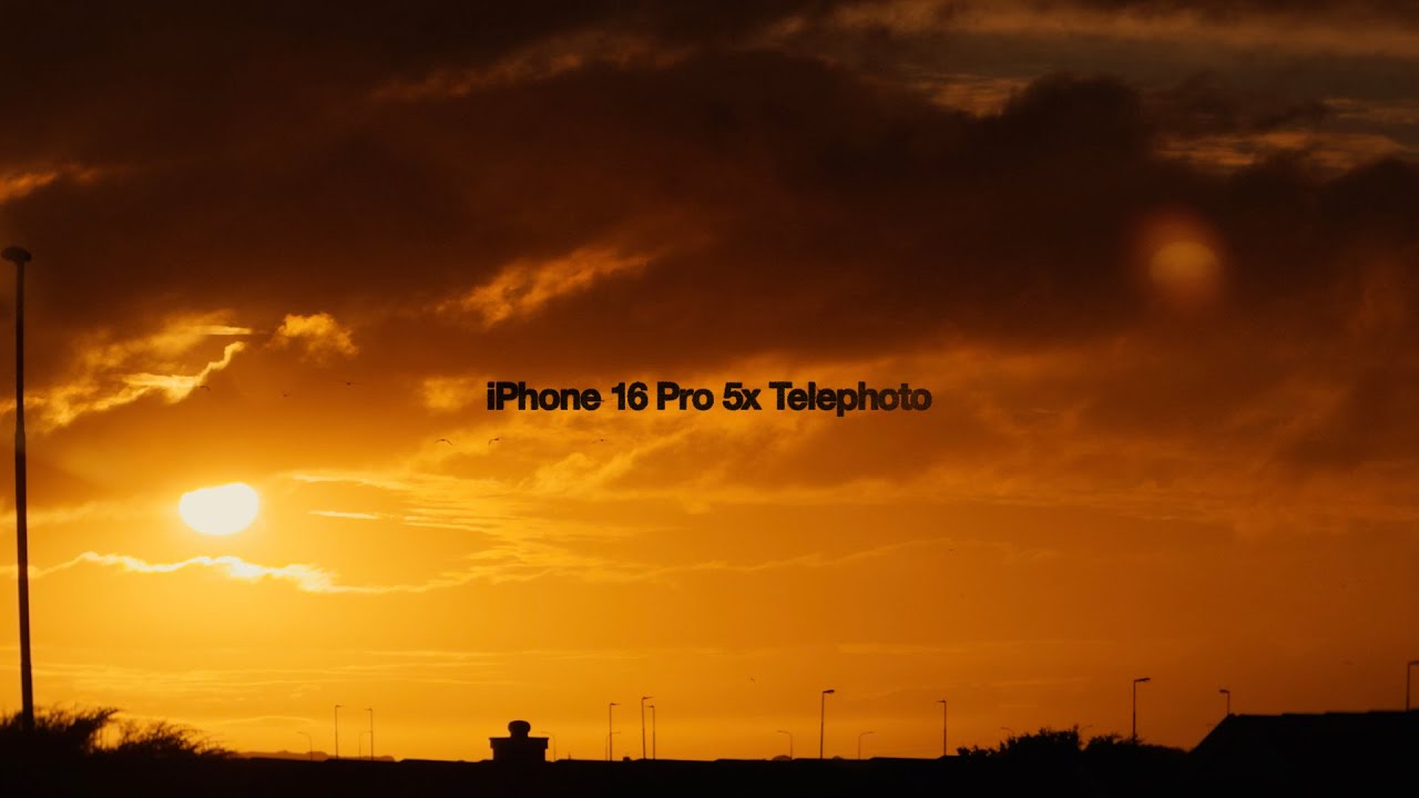 iPhone 16 Pro 5x Telephoto Lens Test | Sunset - YouTube