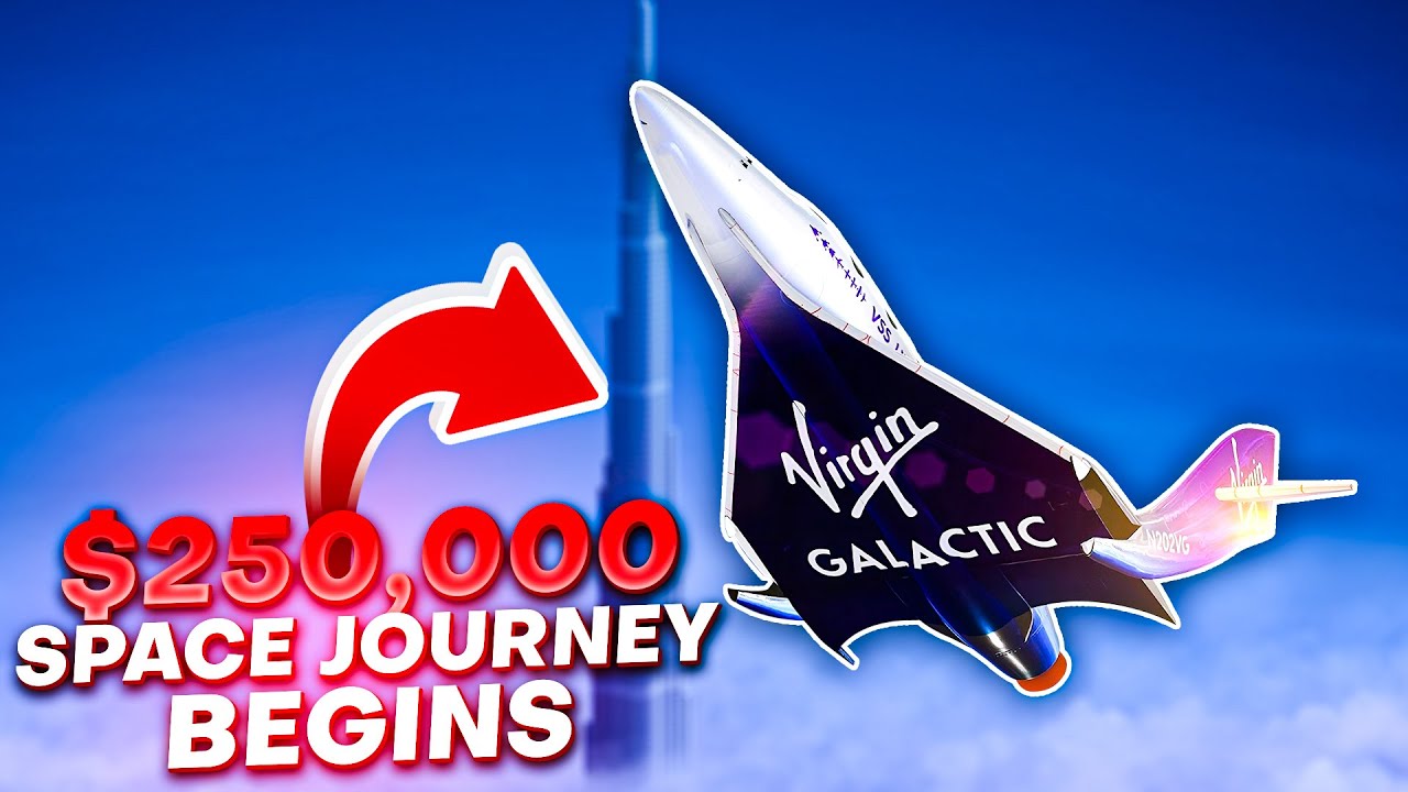 Virgin's Galactic INSANE Commercial Space Flight - YouTube