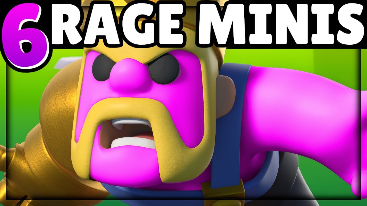 6 Rage Minis in 1 Deck = INFINITE RAGE! - YouTube